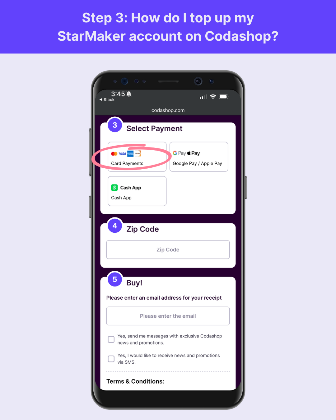 How do I top up my StarMaker account on Codashop? – Codashop United States