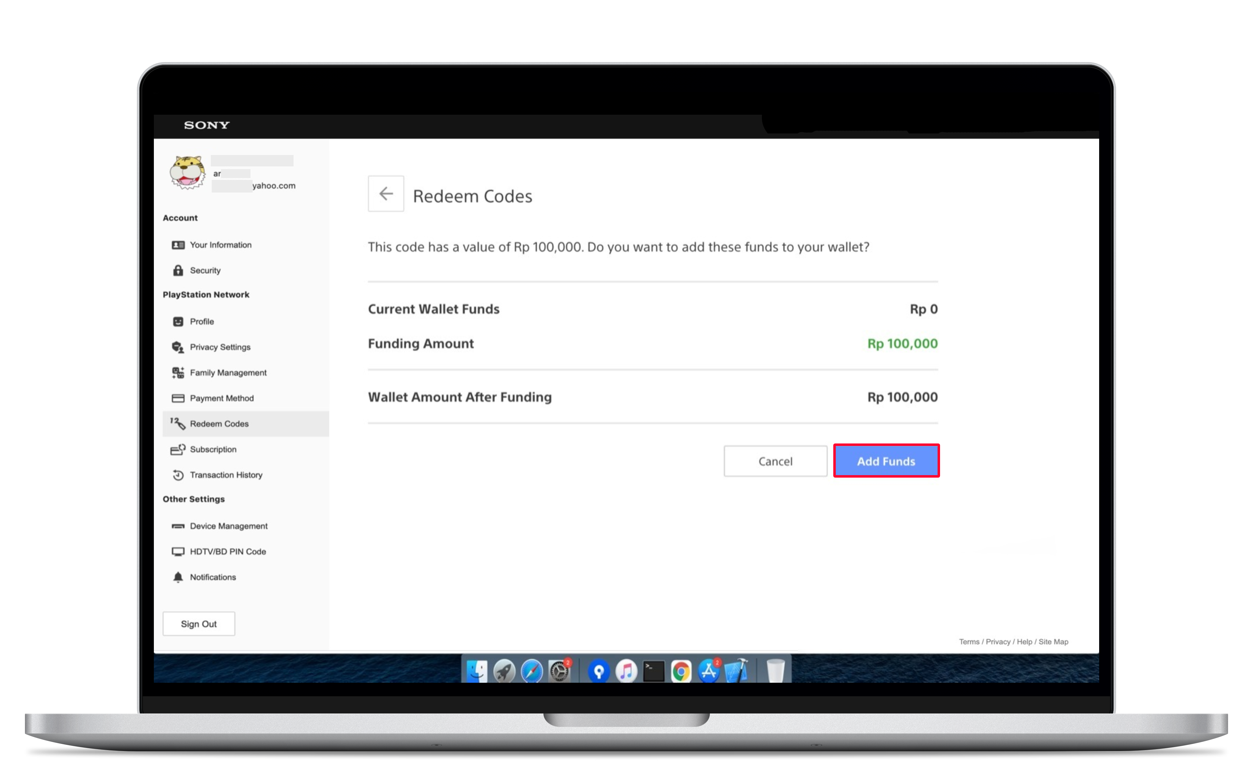 How to redeem PlayStation Voucher – Codashop United States